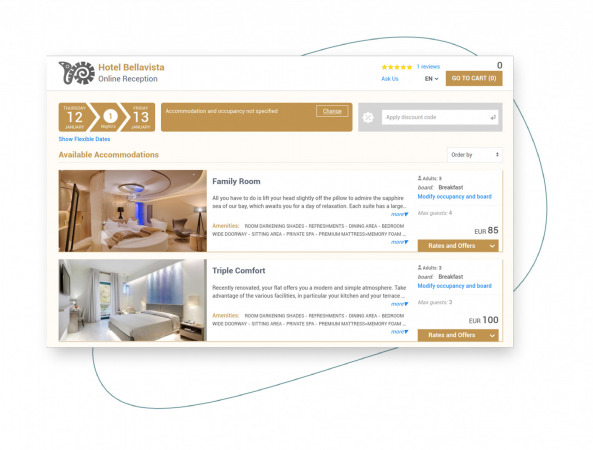 Booking Engine Software for Hotels & B&Bs | Zak by WuBook
